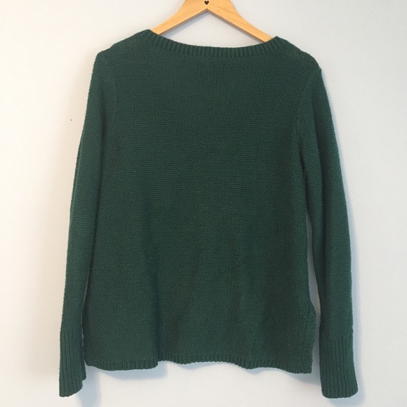 Hollister | Sweaters | Forest Green V Neck Sweater | Poshmark
